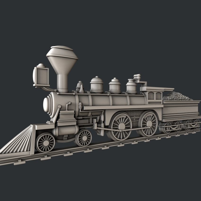 3d STL models for CNC router train 3D model | CGTrader