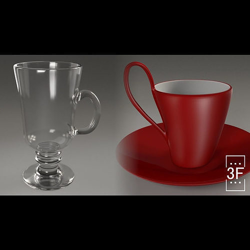 Coffee Cups 3D model | CGTrader