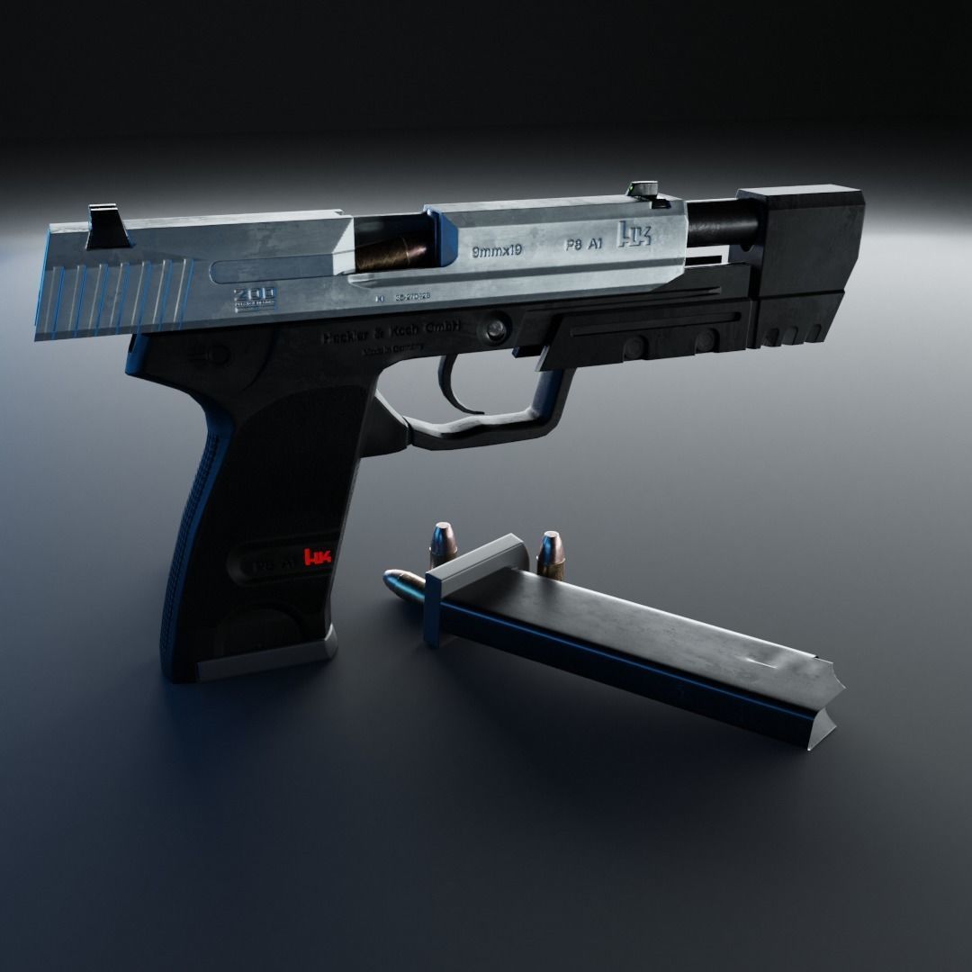 3D model USP Match VR / AR / low-poly | CGTrader