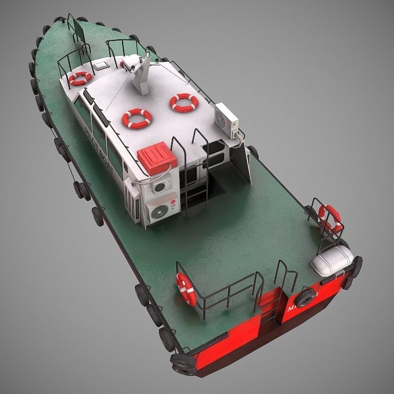 3D model Pilot Boat VR / AR / low-poly | CGTrader