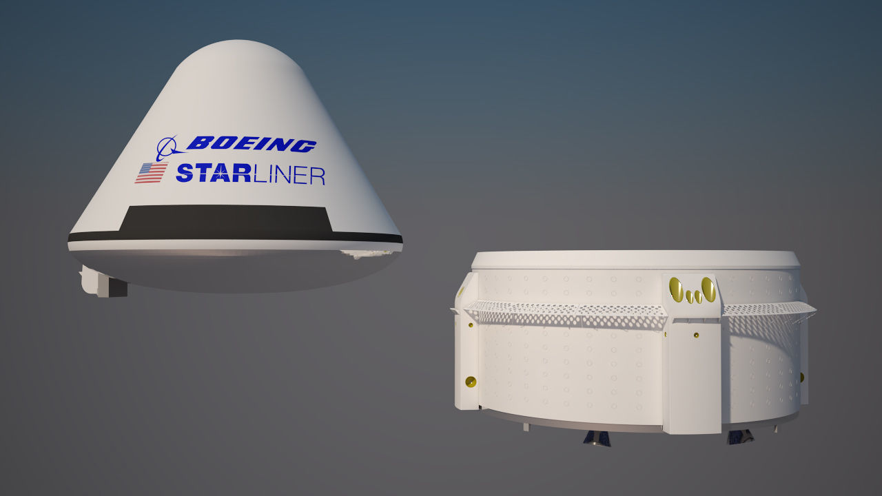 Boeing Starliner CST 100 Exterior 3D model | CGTrader