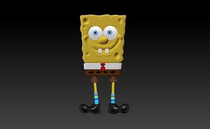 Spanch Bob free 3D model | CGTrader