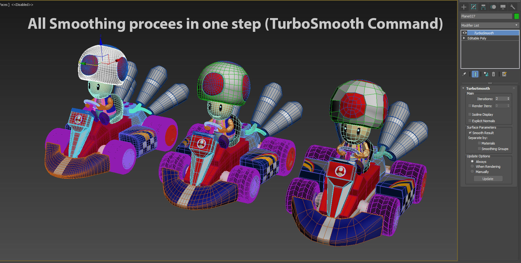 3D model Toad from Mario Kart - Nintendo 3D model VR / AR / low-poly ...