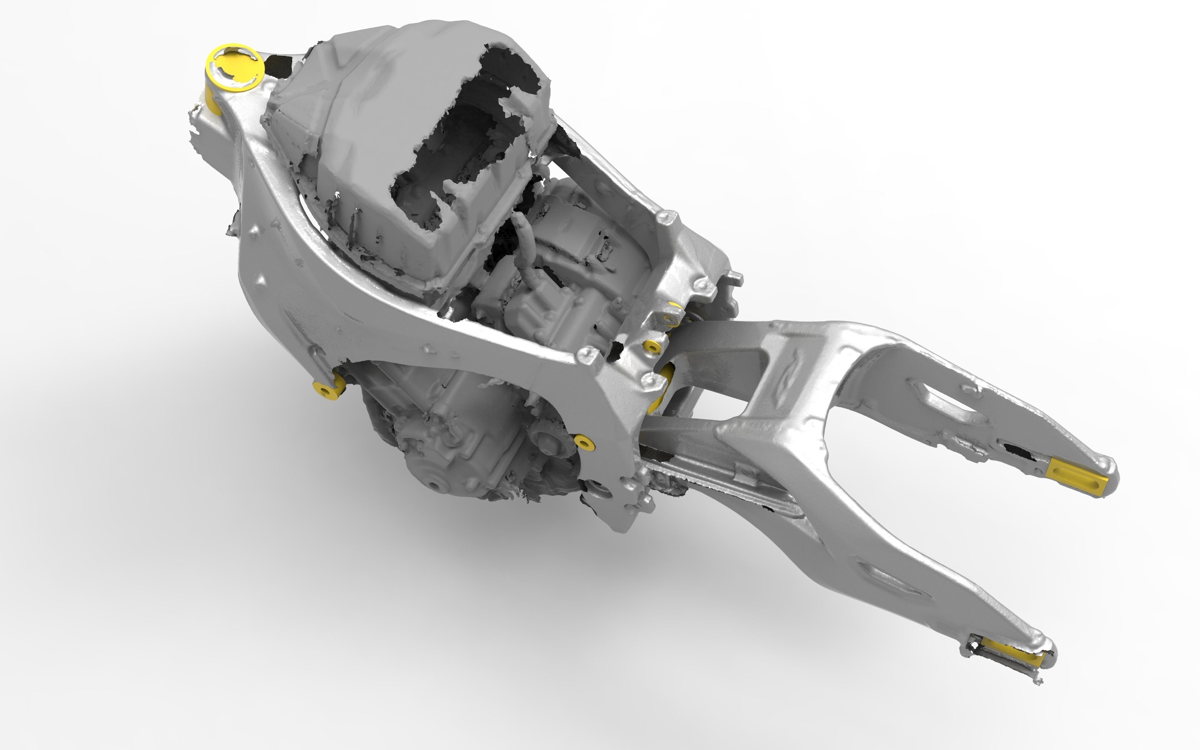 yamaha 1000 r1 2015 frame 3D model | CGTrader