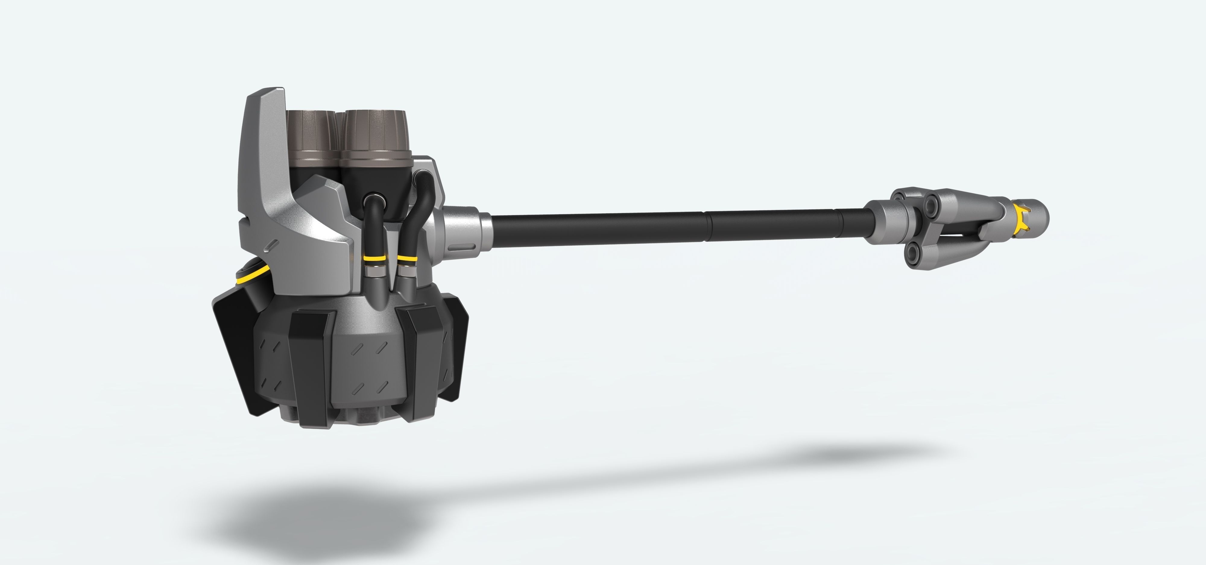 Reinhardt hammer from game Overwatch 3D model | CGTrader