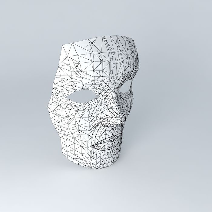 Face Mask free 3D model | CGTrader