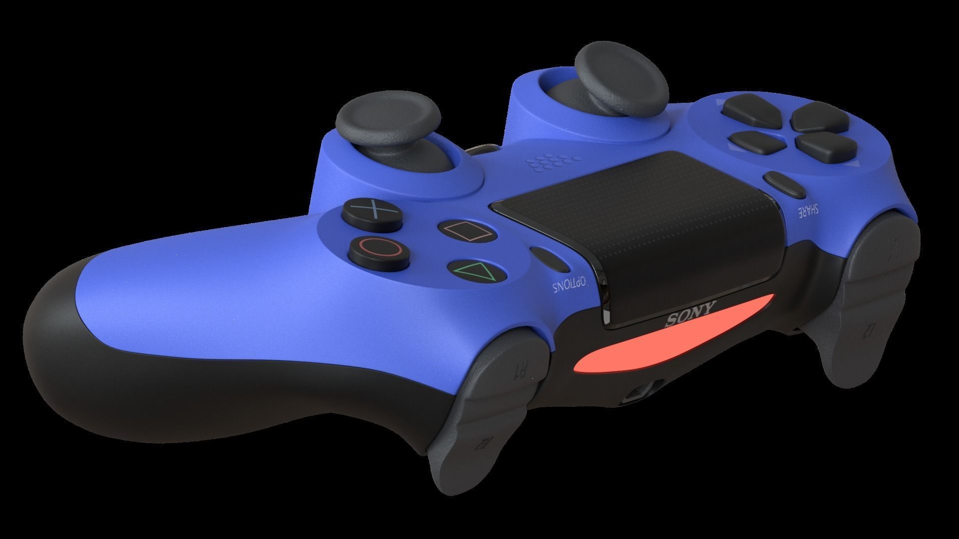 controller ps4 2019 3D model rigged | CGTrader