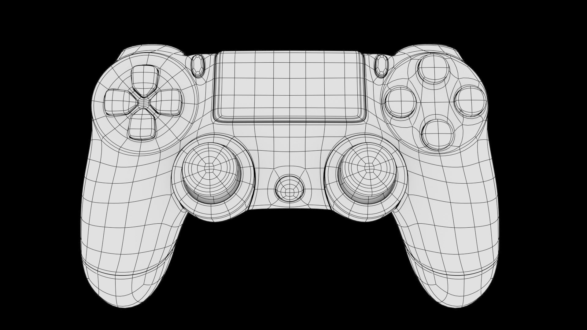 controller ps4 2019 3D model rigged | CGTrader
