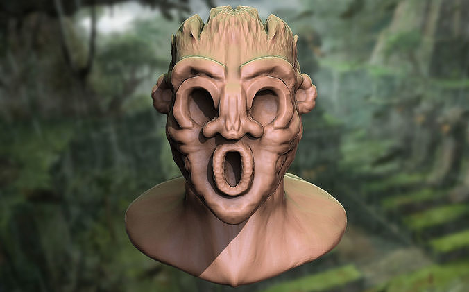 Ancient Forest Head 3D model 3D printable | CGTrader