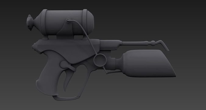 3D model Gun for GAMEDEV VR / AR / low-poly | CGTrader