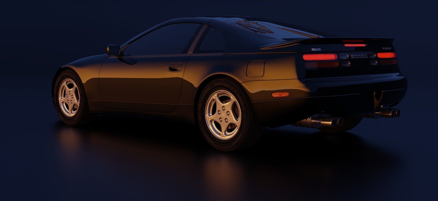 3D model Nissan 300ZX Z32 VR / AR / low-poly | CGTrader
