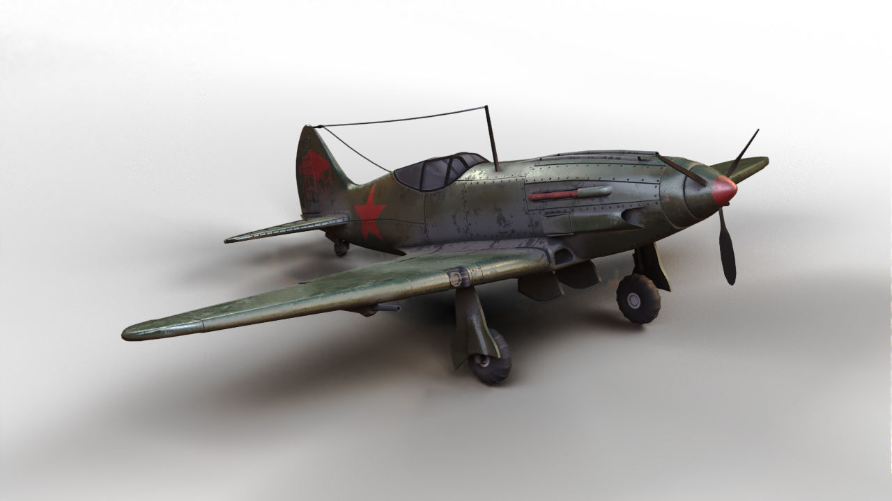 3D model MiG-3 VR / AR / low-poly | CGTrader