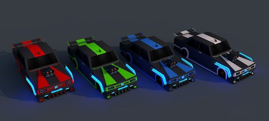 3D model 3D EAGLE CAR VR / AR / low-poly | CGTrader