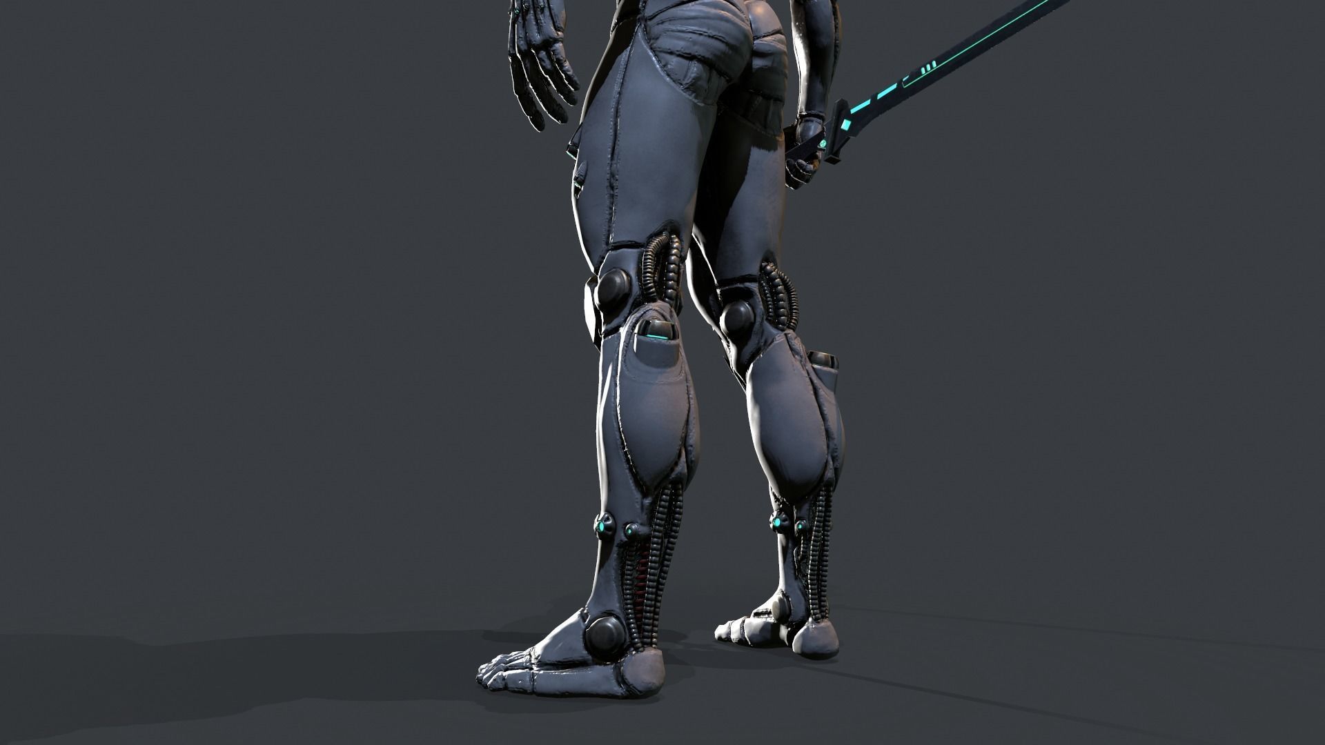 3D model Cyber assassin VR / AR / low-poly | CGTrader