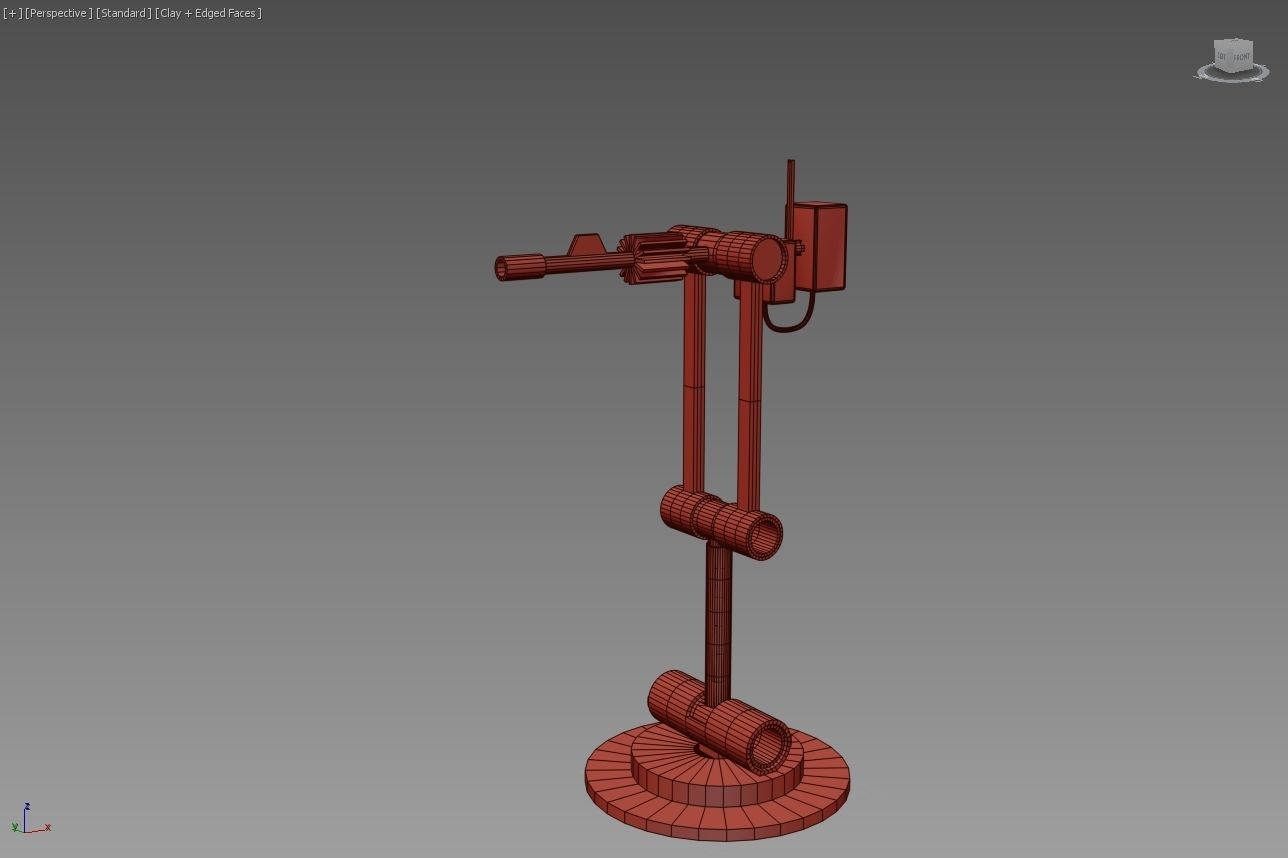 Antenna 3D model animated rigged | CGTrader