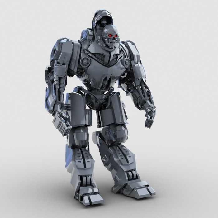 Skull Robot 3D model | CGTrader