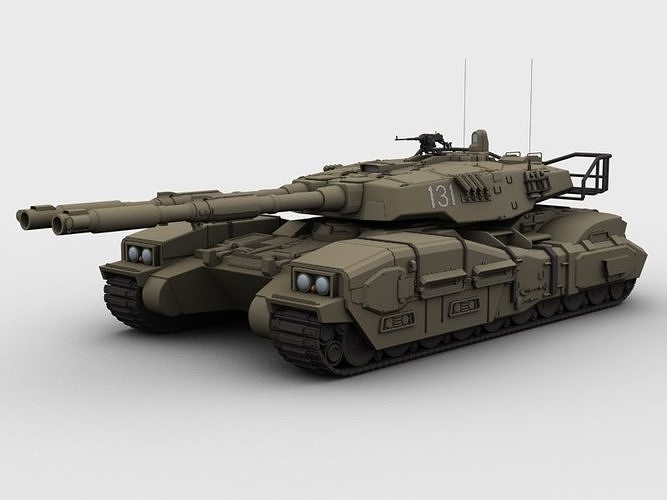 Type 61 main battle tank 3D model | CGTrader