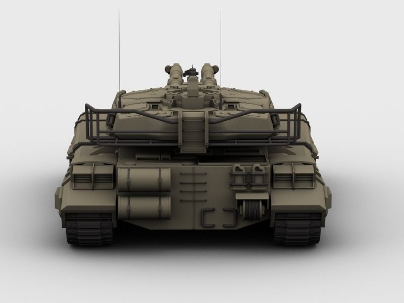 Type 61 main battle tank 3D model | CGTrader