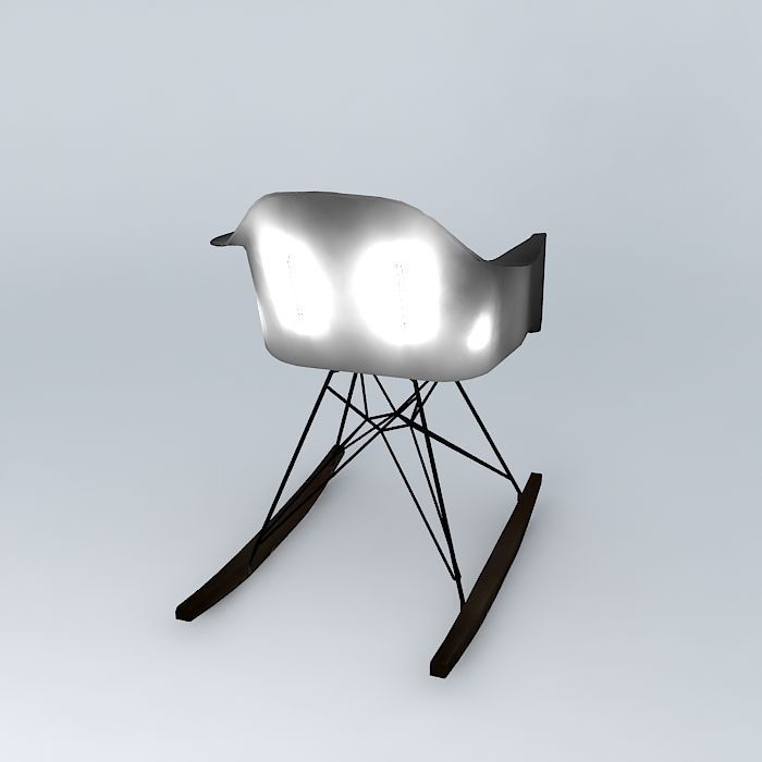 Eames Rocker Drafted by Percy Ramos free 3D model | CGTrader