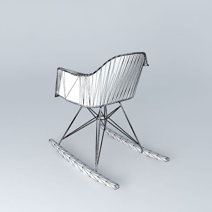 Eames Rocker Drafted by Percy Ramos free 3D model | CGTrader
