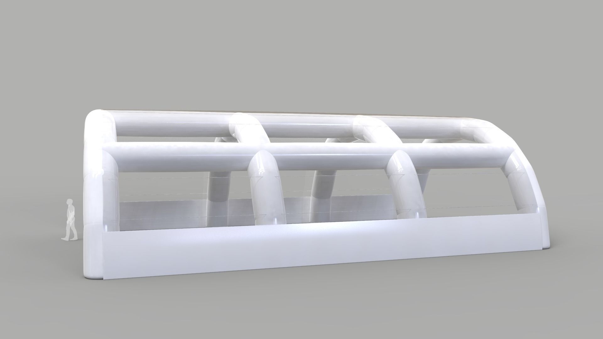 Inflatable Tent - Exhibition Hall 3D model | CGTrader