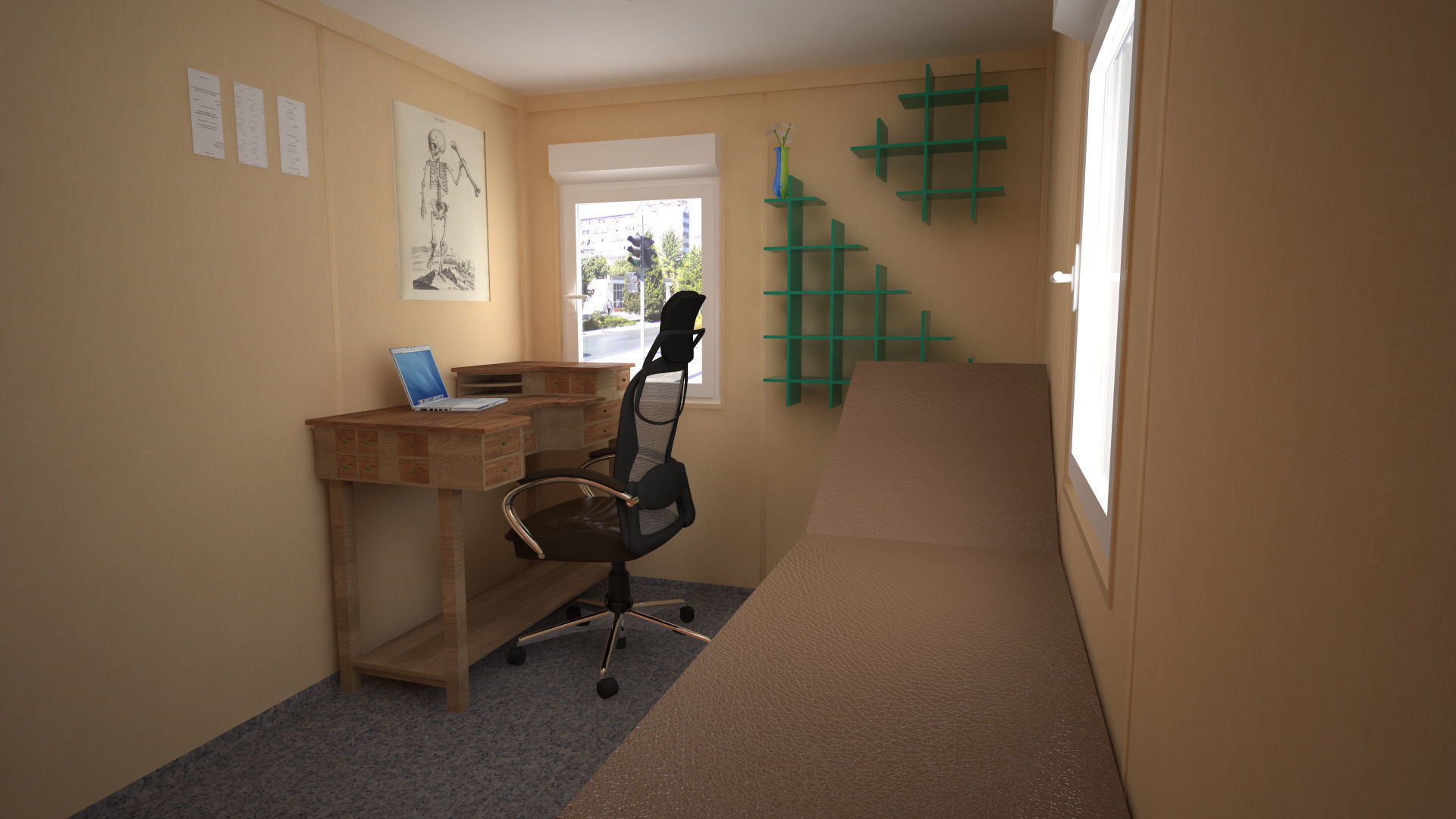 Modular building Medical Center 3D model | CGTrader