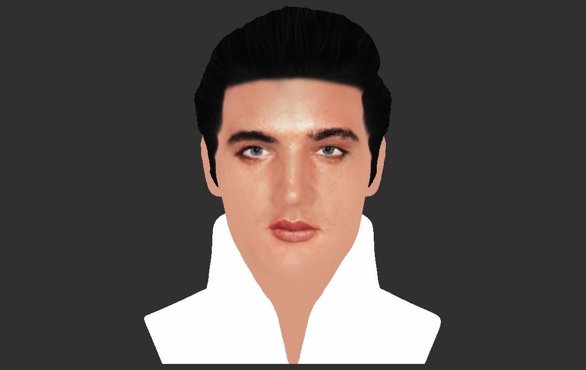 Elvis Presley bust ready for full color 3D printing 3D model 3D ...