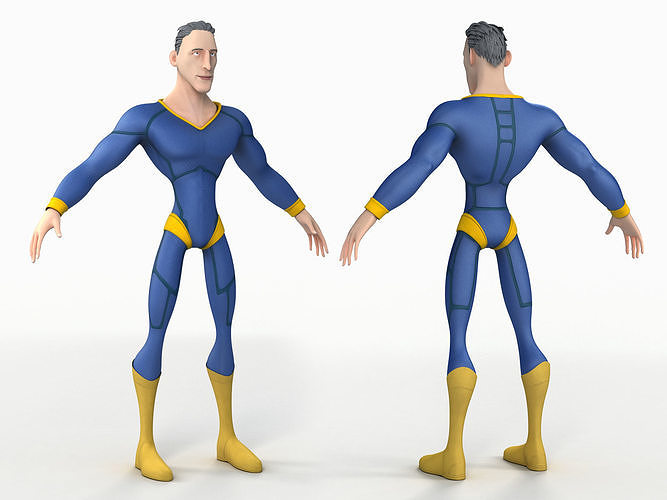 Super Hero 3D model | CGTrader