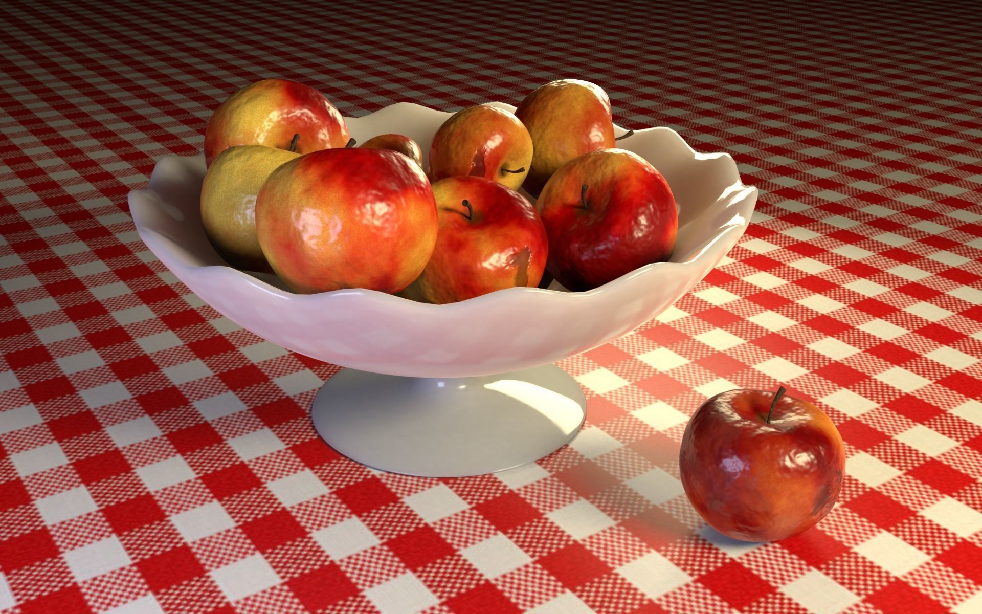 apples 3D model | CGTrader