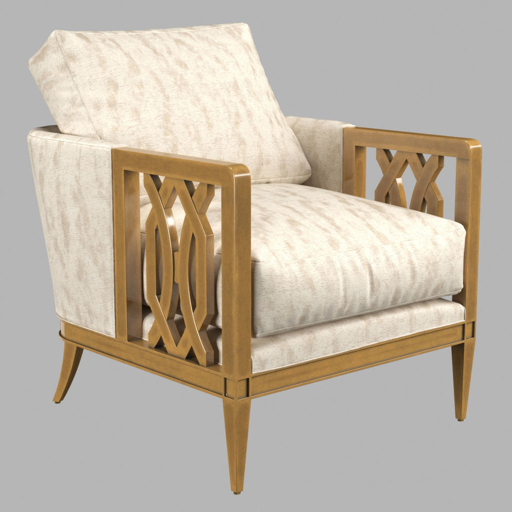 John Richard Lucio Club Chair 3D model | CGTrader
