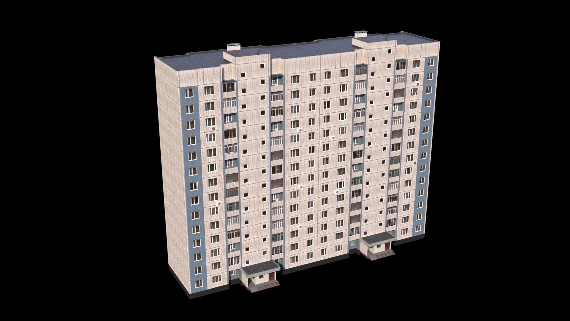 Russian buildings pack 3D model | CGTrader