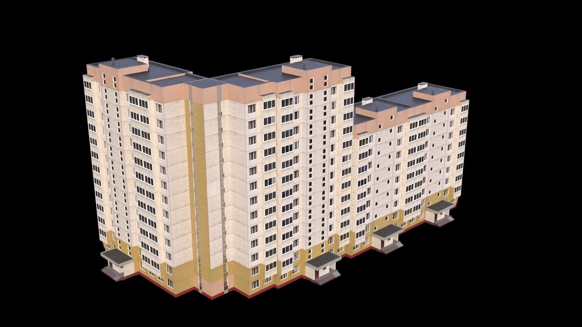 Russian buildings pack 3D model | CGTrader