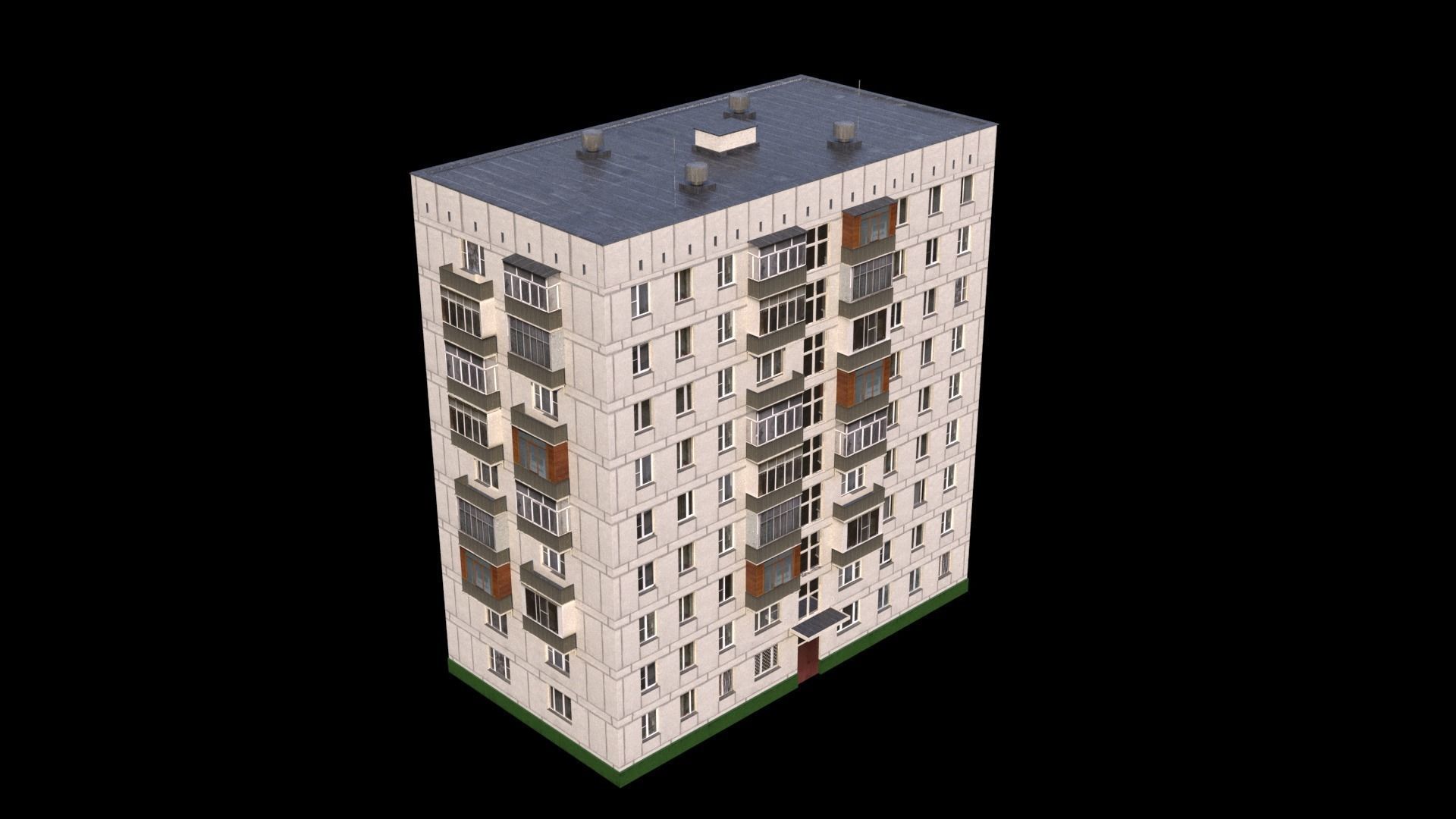 Russian buildings pack 3D model | CGTrader