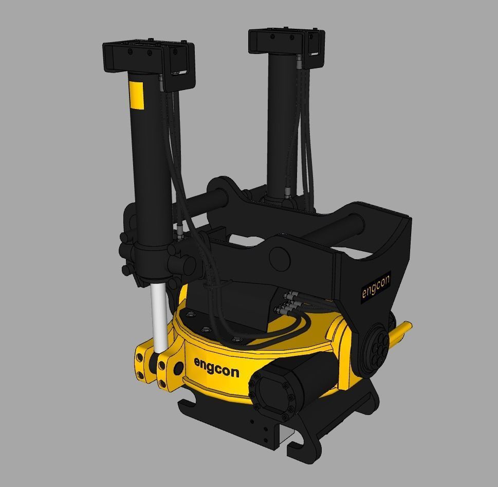 Engcon EC219 3D model | CGTrader