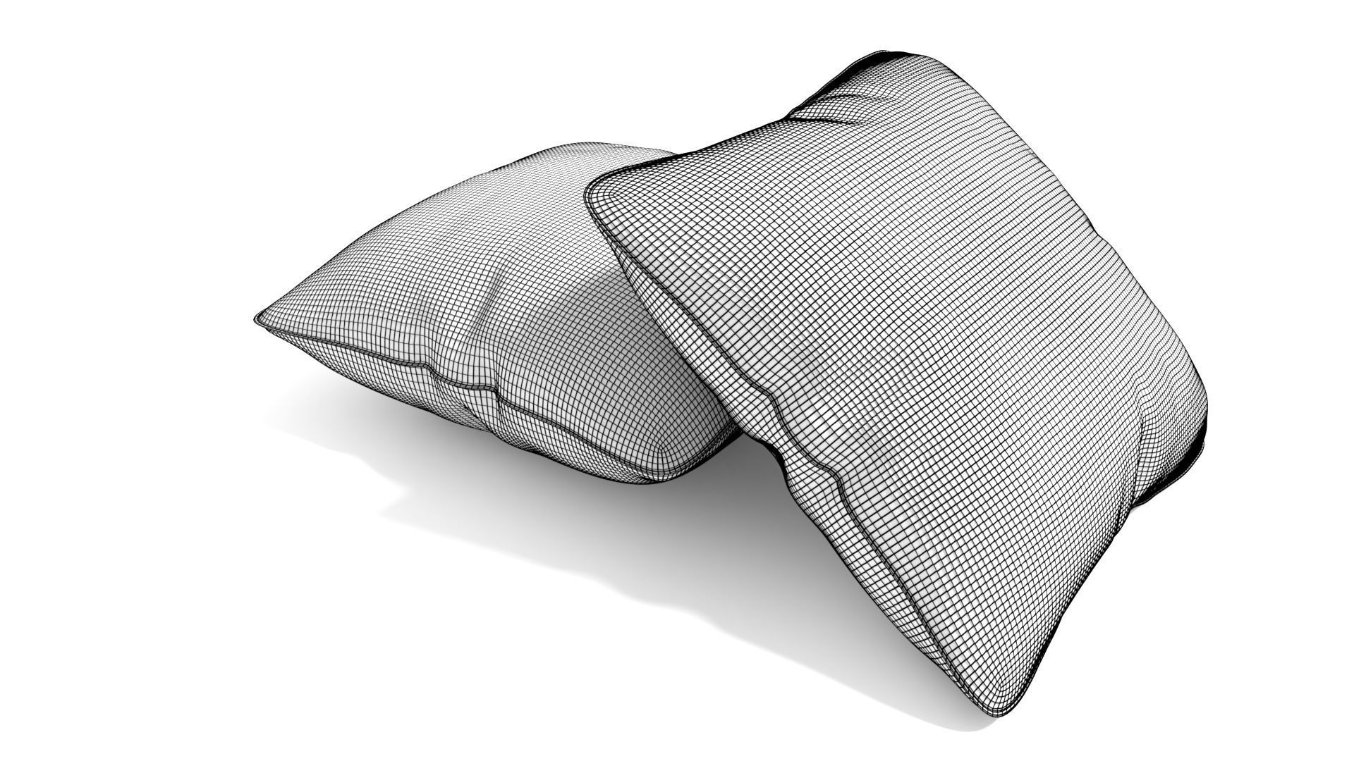 Simple Pillow free VR / AR / low-poly 3D model | CGTrader