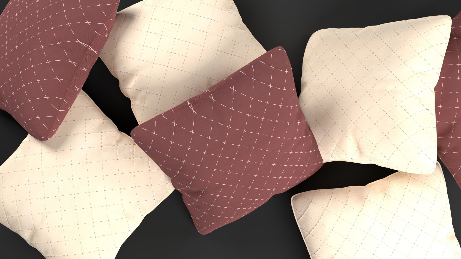 Simple Pillow free VR / AR / low-poly 3D model | CGTrader