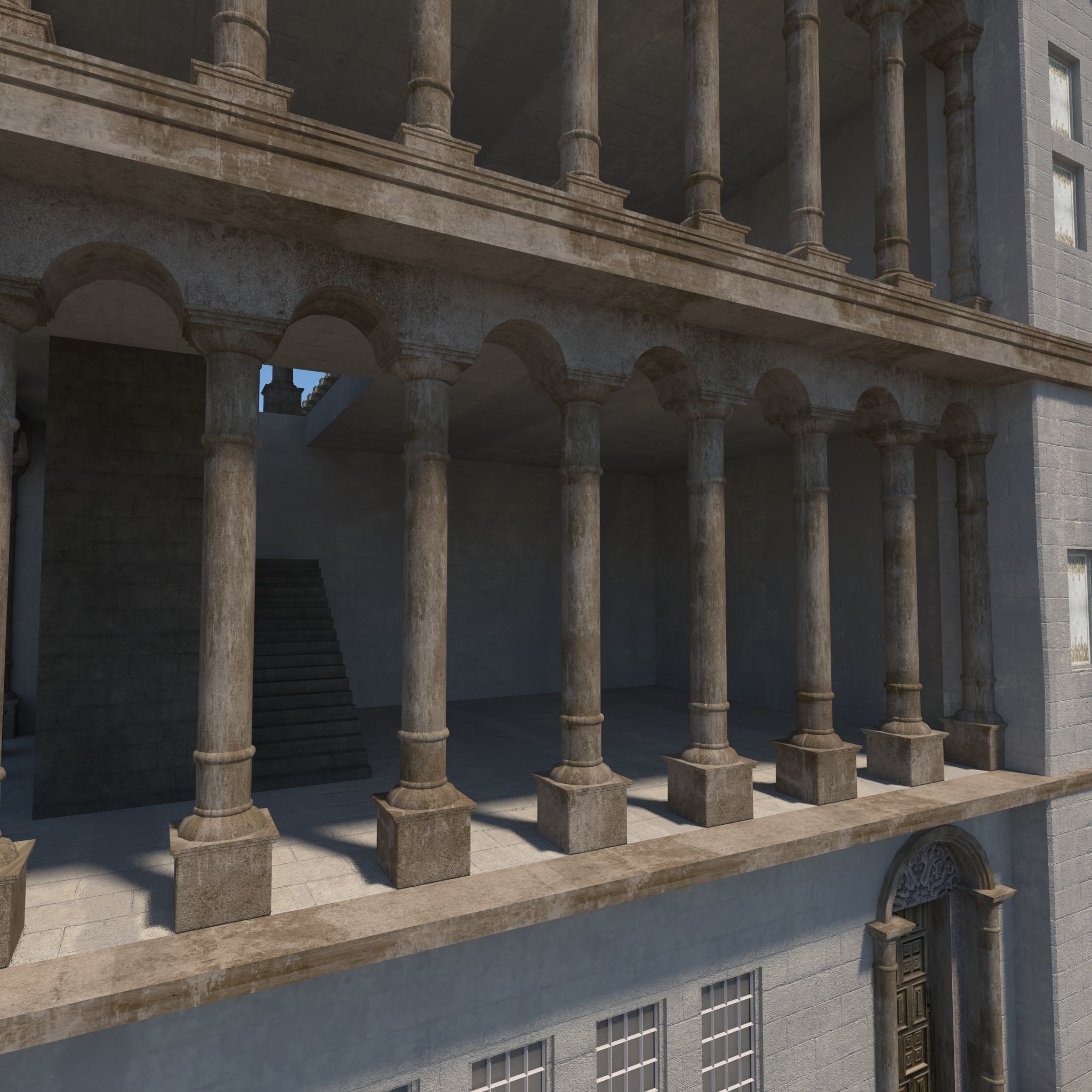 Old Saint Peters Rome 1200 3D model | CGTrader