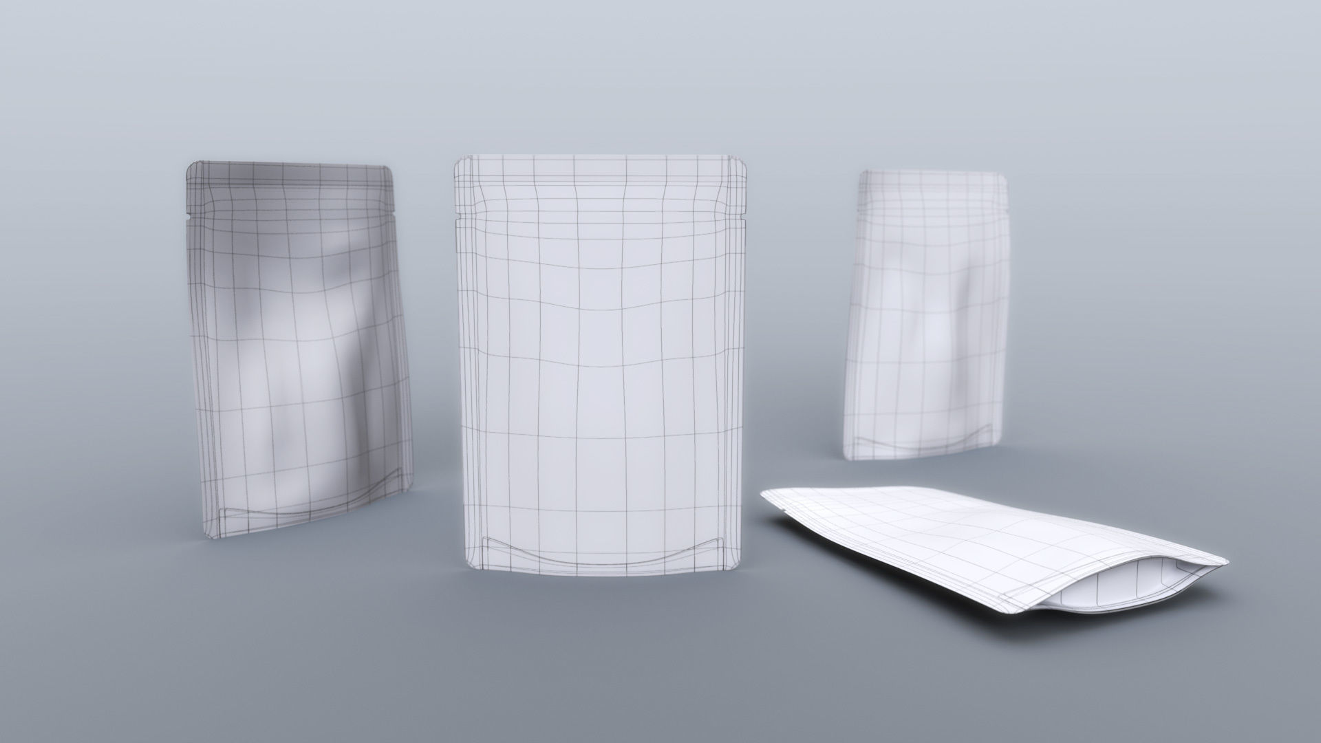 Processed Food Pouch 3D model | CGTrader