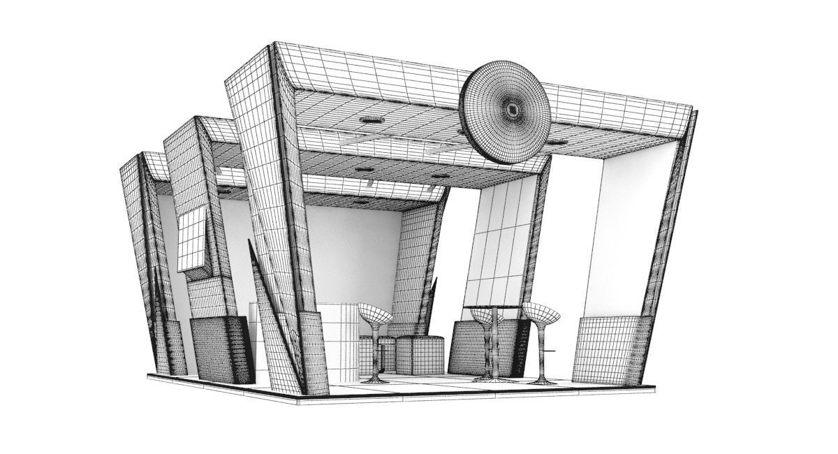 Triple arch stand 3D model | CGTrader