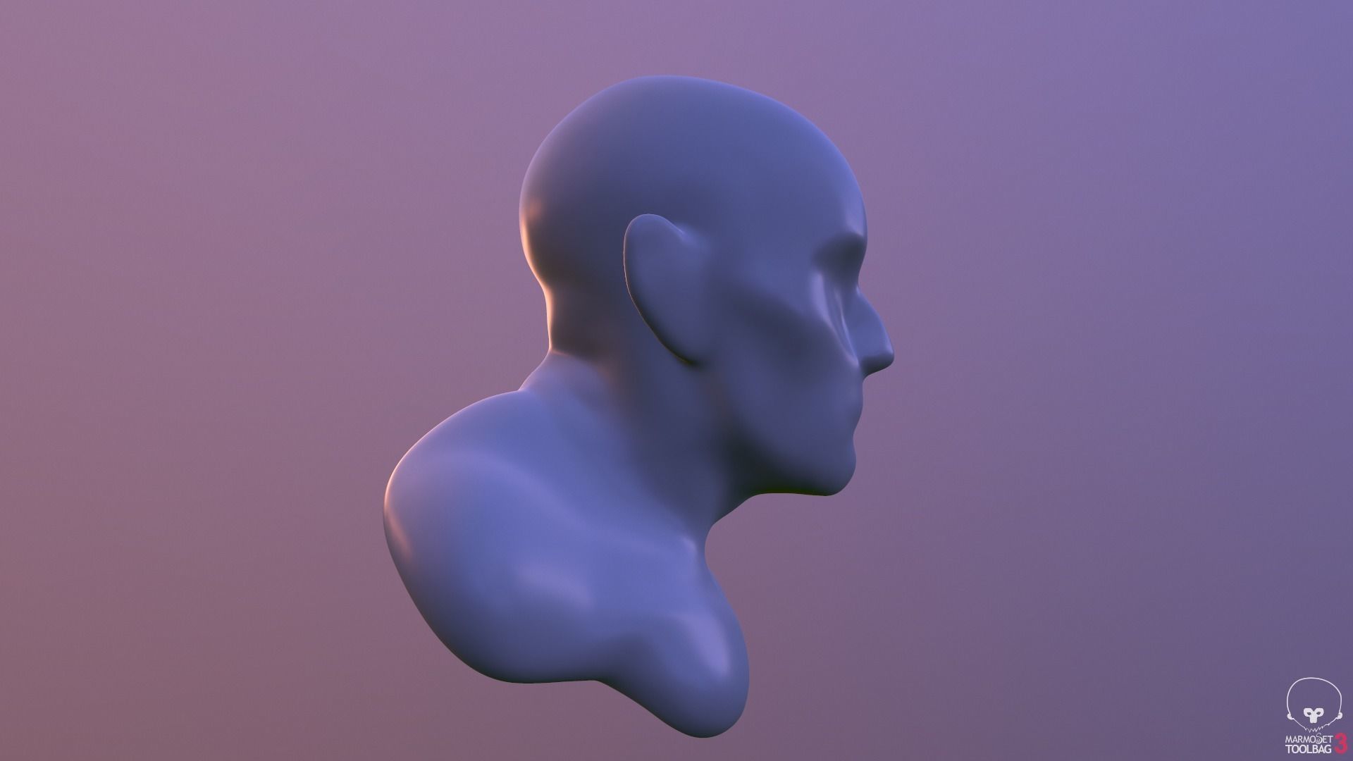 Basemesh Strong-Tank Male Character 3D model | CGTrader