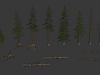 3D model UE4 - Fir Trees VR / AR / low-poly | CGTrader