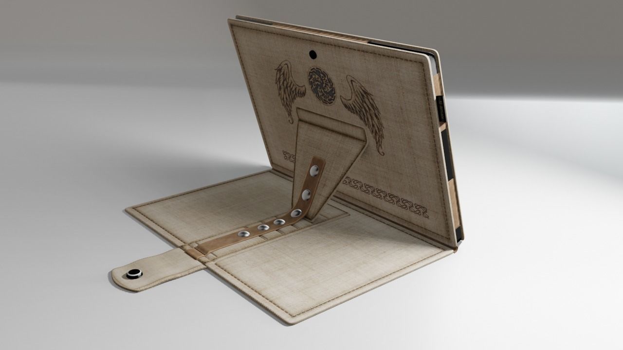 tablet with case 3D model | CGTrader