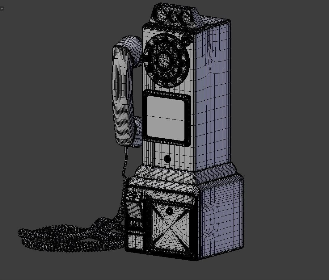 Old phone 3D model | CGTrader