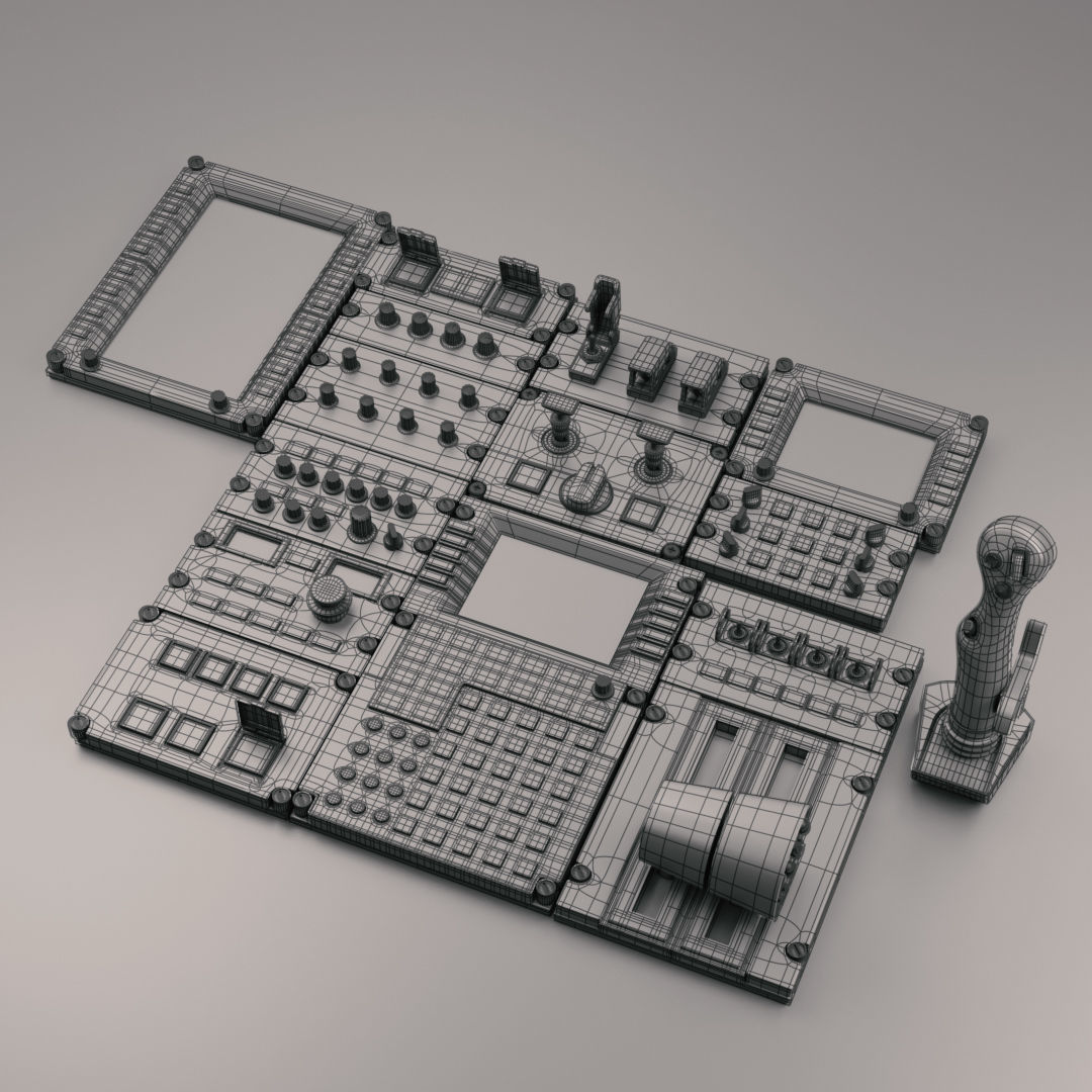 Cockpit Elements 3D model | CGTrader