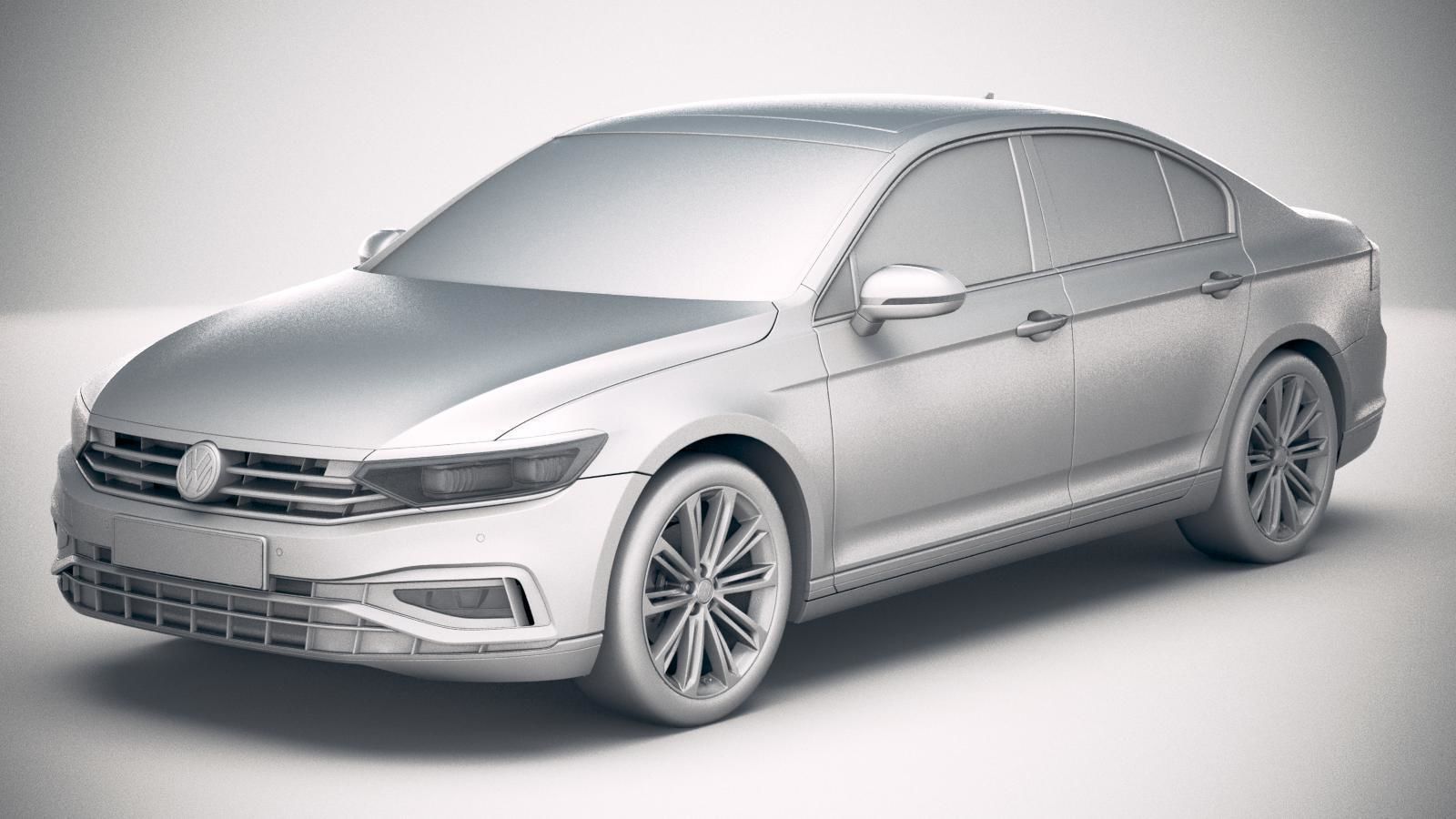 Volkswagen Passat 2020 3D model | CGTrader