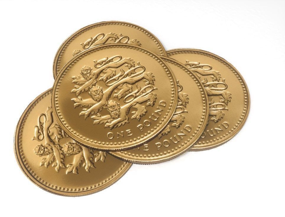 British Pound Coin 3D model | CGTrader