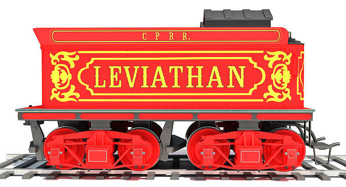 Locomotive Tender 3D model | CGTrader