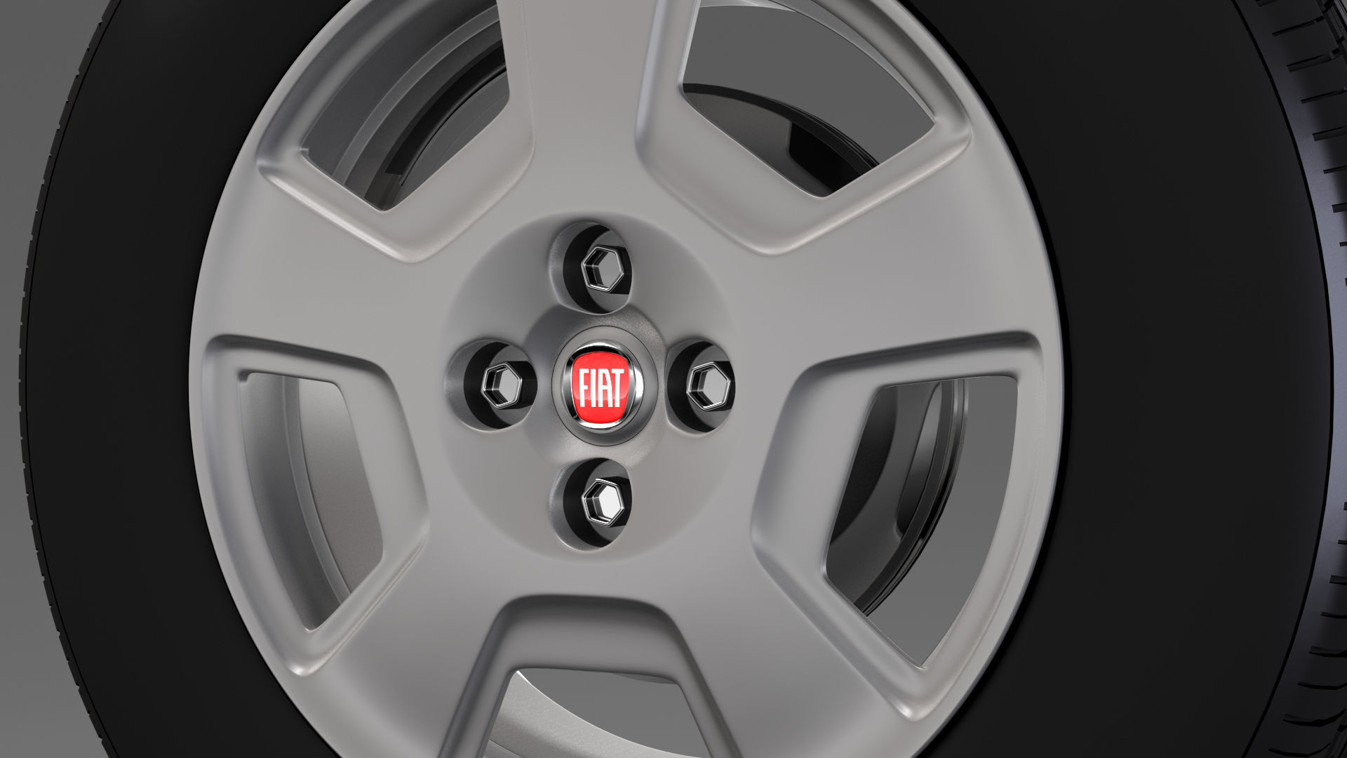 Fiat Fiorino wheel 2017 3D model | CGTrader