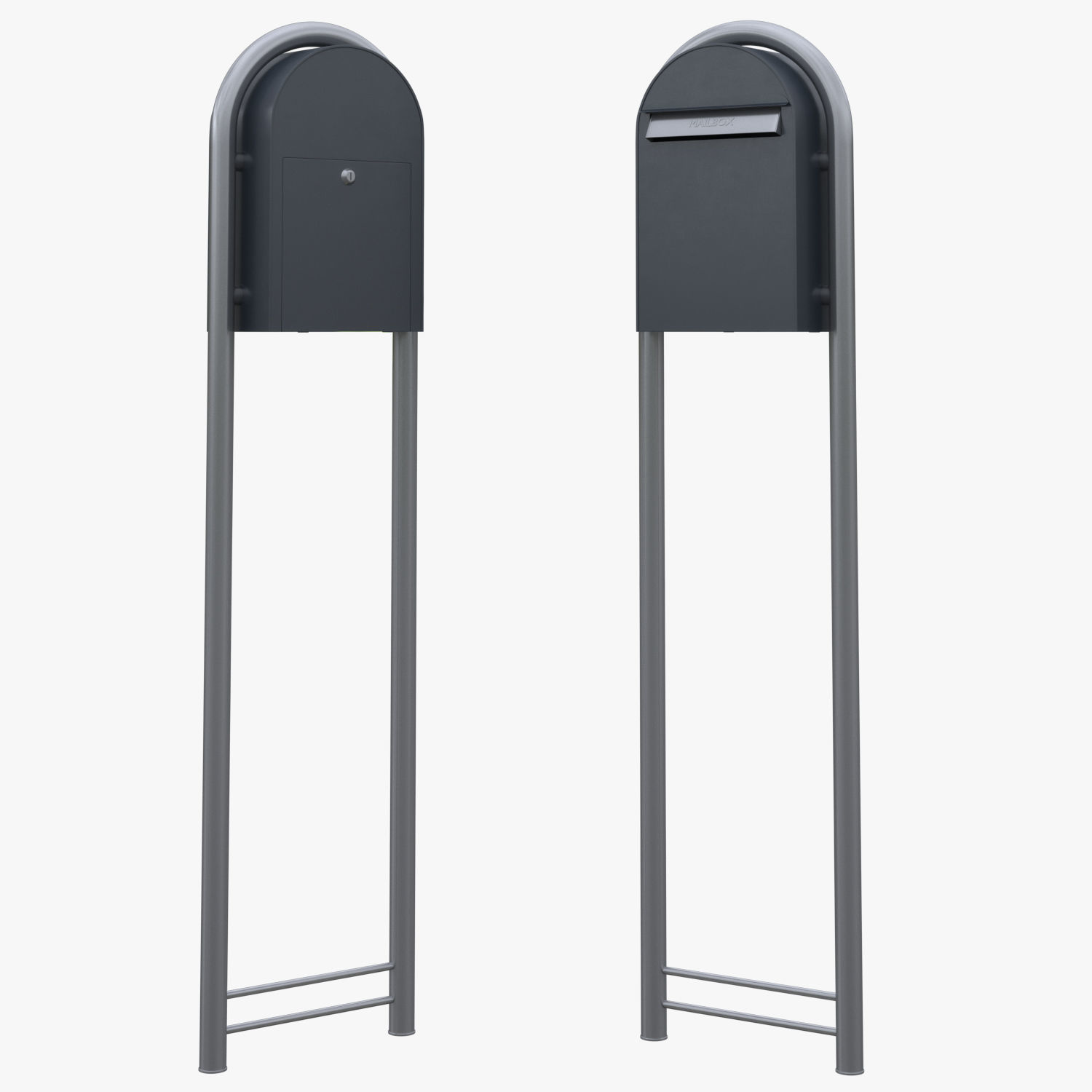 Mail box set 3D model | CGTrader