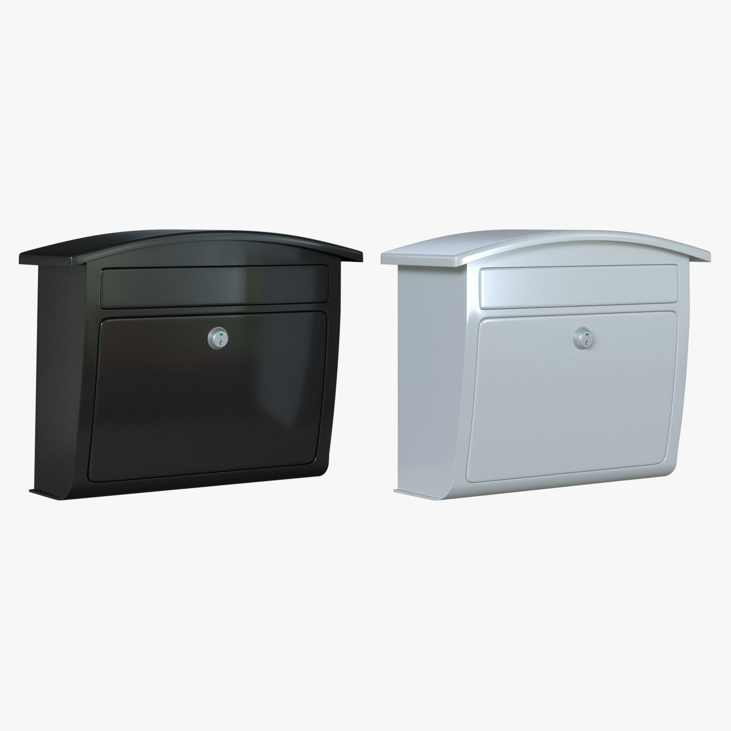 Mail box set 3D model | CGTrader